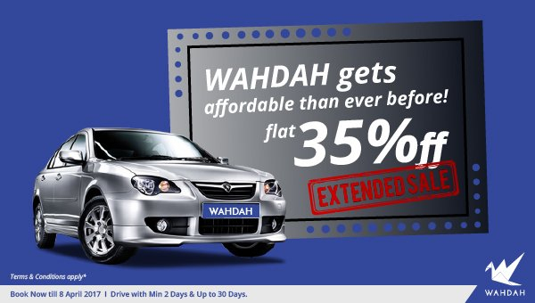 Promotion Extended! - WAHDAH