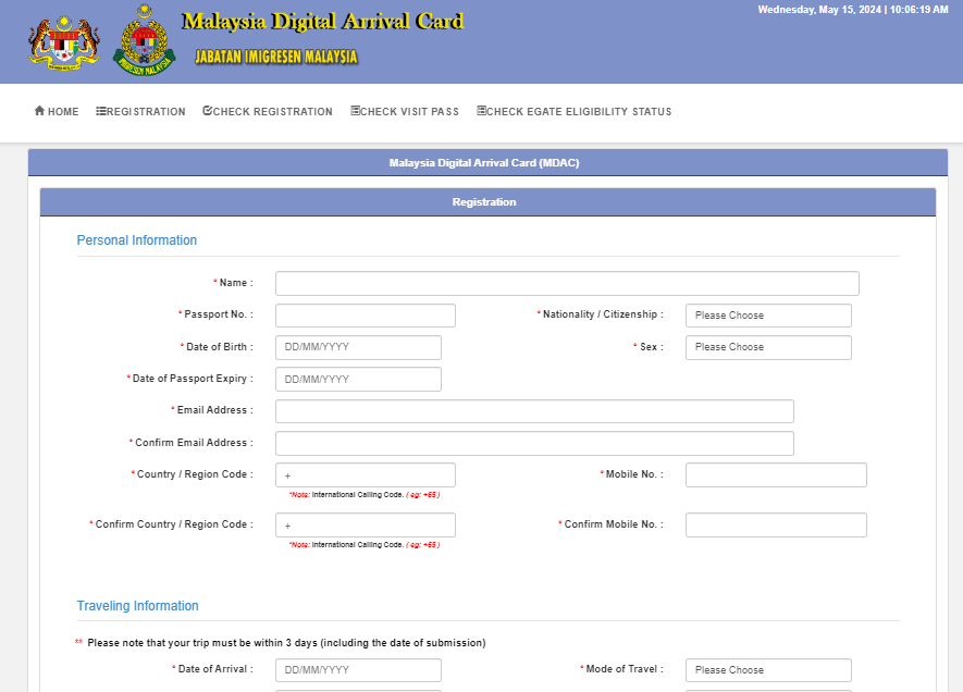 Easy Guide to Malaysia's Digital Arrival Card (MDAC) for Foreign Travelers 2024 - WAHDAH